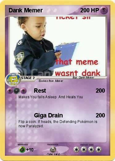 Pokémon Dank Memer 2 2 - Rest - My Pokemon Card