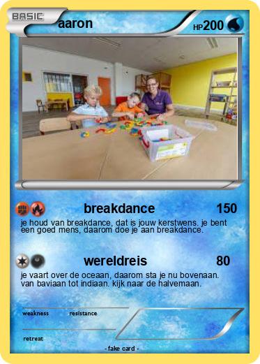 Pokémon aaron 780 780 - breakdance - My Pokemon Card