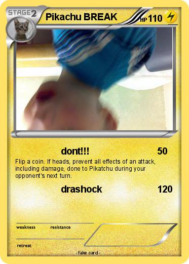 Pokémon Pikachu BREAK 1 1 - dont!!! - My Pokemon Card