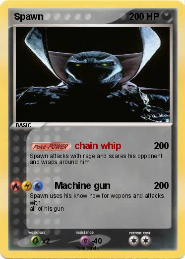 Pokémon Spawn 71 71 - chain whip - My Pokemon Card