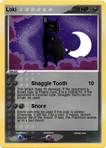 Pokémon Loki 333 333 - Snaggle Tooth - My Pokemon Card