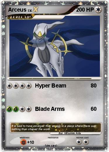 Pokémon Arceus 3777 3777 - Hyper Beam - My Pokemon Card