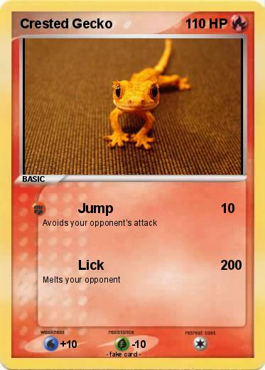 Pokémon Crested Gecko 2 2 - Jump - My Pokemon Card