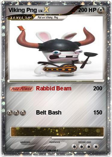 Pokémon Viking Png - Rabbid Beam - My Pokemon Card