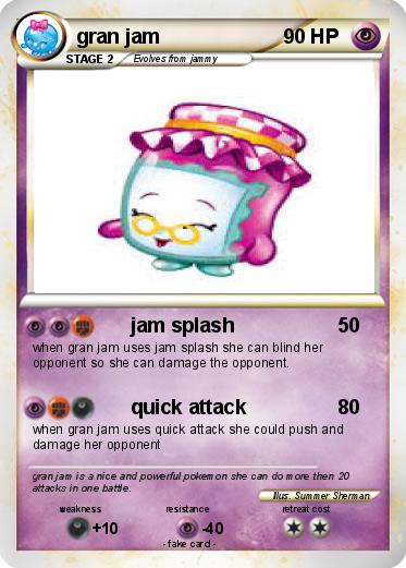 Pokémon gran jam 2 2 - jam splash - My Pokemon Card