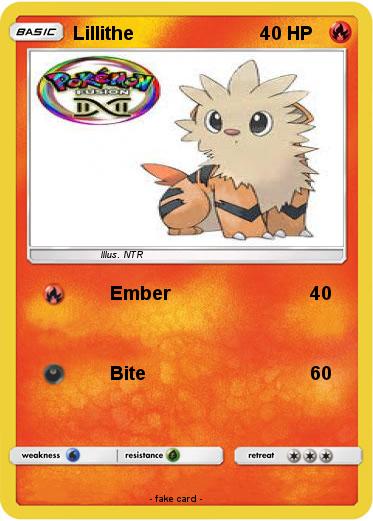 Pokémon Lillithe - Ember - My Pokemon Card