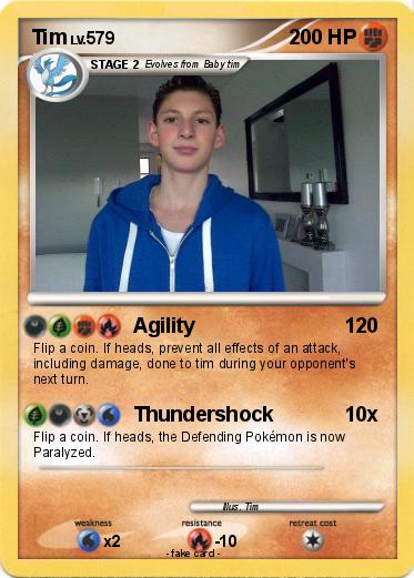 Pokémon Tim 375 375 - Agility - My Pokemon Card