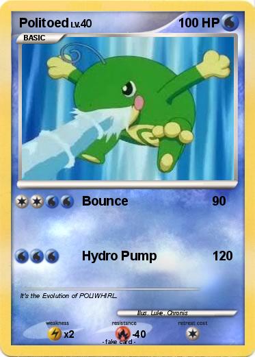 Pokémon Politoed 32 32 - Bounce - My Pokemon Card