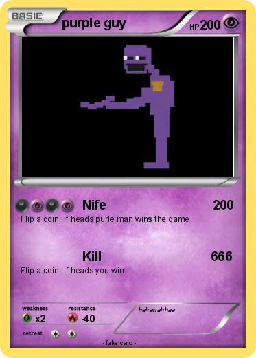 Pokémon purple guy 178 178 - Nife - My Pokemon Card