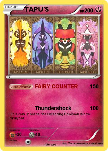 Pokémon TAPU S 1 1 - FAIRY COUNTER - My Pokemon Card