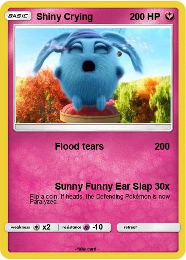 Pokémon Shiny Crying - Flood tears - My Pokemon Card