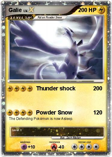 Pokémon Galie 3 3 - Thunder shock - My Pokemon Card