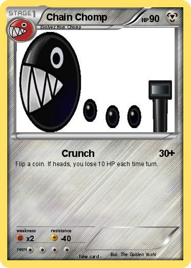 Pokémon Chain Chomp 104 104 - Crunch - My Pokemon Card
