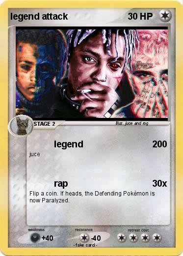 Pokémon legend attack - legend - My Pokemon Card