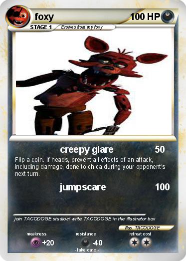 Pokémon foxy 1909 1909 - creepy glare - My Pokemon Card