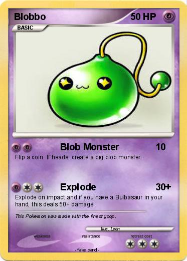 Pokémon Blobbo 3 3 - Blob Monster - My Pokemon Card