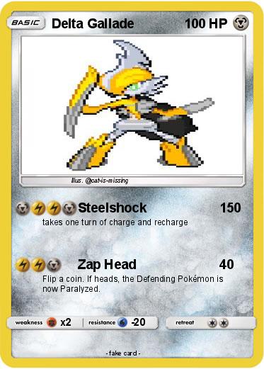 Pokémon Delta Gallade - Steelshock - My Pokemon Card