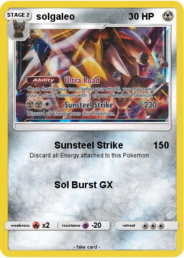 Pokémon solgaleo 720 720 - Sunsteel Strike - My Pokemon Card