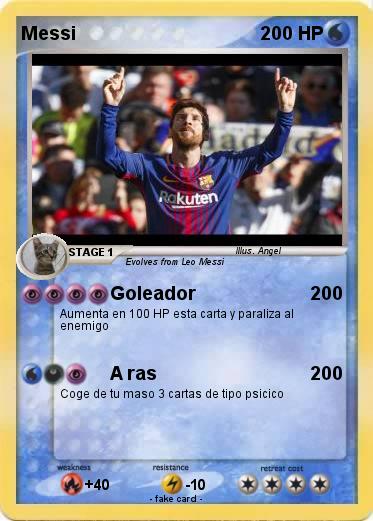Pokémon Messi 1860 1860 - Goleador - My Pokemon Card