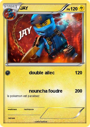 Pokémon JAY 1142 1142 - double ailec - Ma carte Pokémon