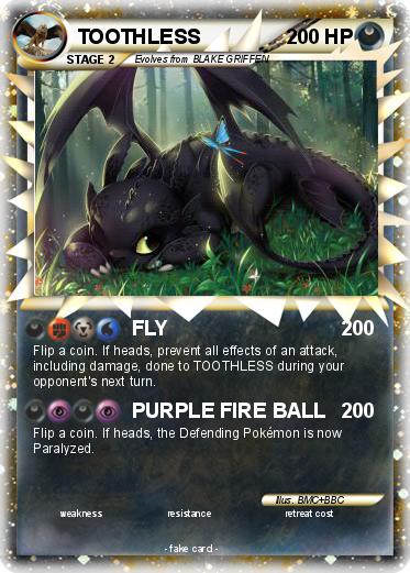 Pokémon TOOTHLESS 442 442 - FLY - My Pokemon Card