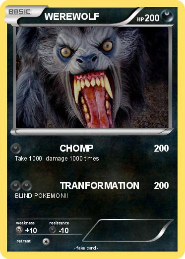 Pokémon WEREWOLF 272 272 - CHOMP - My Pokemon Card