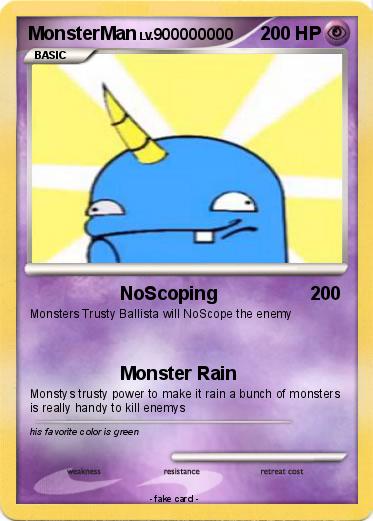 Pokémon MonsterMan 5 5 - NoScoping - My Pokemon Card