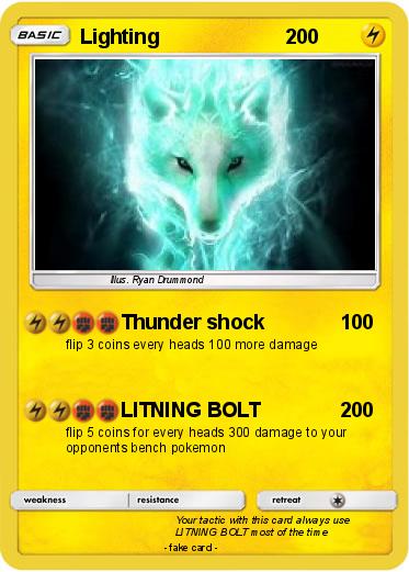 Pokémon Lighting 853 853 - Thunder shock - My Pokemon Card