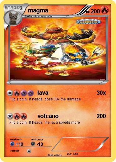 Pokémon magma 267 267 - lava - My Pokemon Card