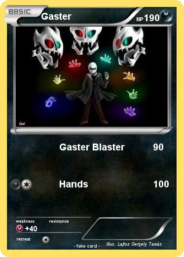 Pokémon Gaster 219 219 - Gaster Blaster - My Pokemon Card