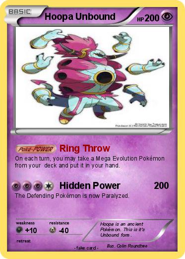 Pokémon Hoopa Unbound 33 33 - Ring Throw - My Pokemon Card