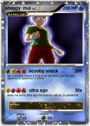 Pokémon shaggy mui 1 1 - scooby snack - My Pokemon Card