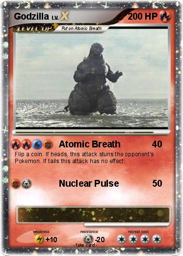 Pokémon Godzilla 1112 1112 - Atomic Breath - My Pokemon Card