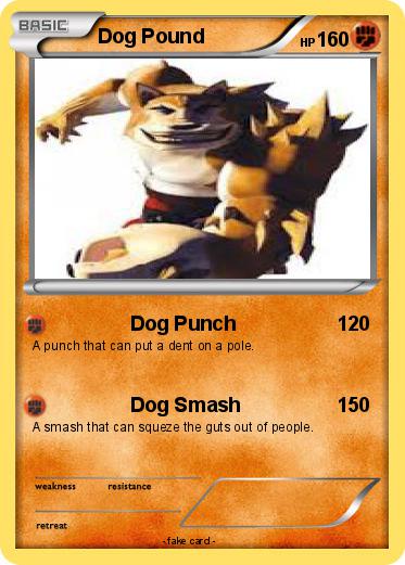 Pokémon Dog Pound 1 1 - Dog Punch - My Pokemon Card