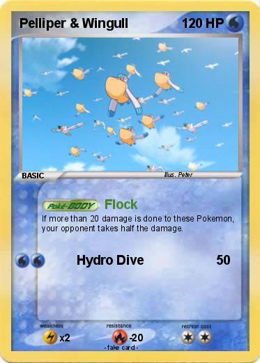 Pokémon Pelliper Wingull - Flock - My Pokemon Card
