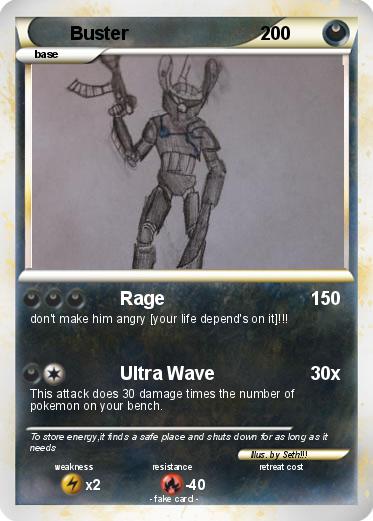 Pokémon Buster 162 162 - Rage - My Pokemon Card