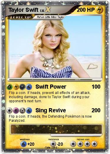 Pokémon Taylor Swift 97 97 - Swift Power - My Pokemon Card