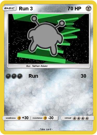 Pokémon Run 3 1 1 - Run - My Pokemon Card