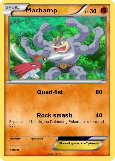 Pokémon Machamp 509 509 - Quad-fist - My Pokemon Card