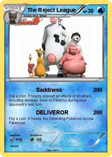 Pokémon The Reject League - Saddness - My Pokemon Card