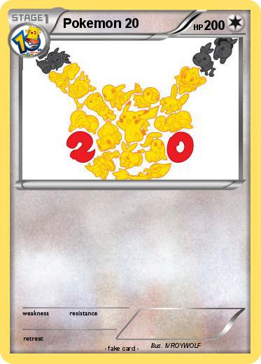 Pokémon Pokemon 20 20 - My Pokemon Card