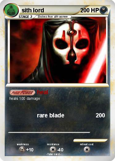 Pokémon sith lord 12 12 - heal - My Pokemon Card