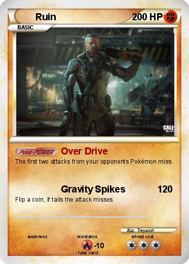 Pokémon Ruin 7 7 - Over Drive - My Pokemon Card