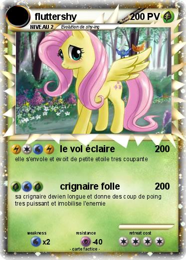 Pokémon fluttershy 59 59 - le vol éclaire - Ma carte Pokémon