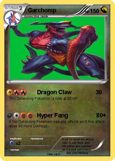 Pokémon Garchomp 783 783 - Dragon Claw - My Pokemon Card
