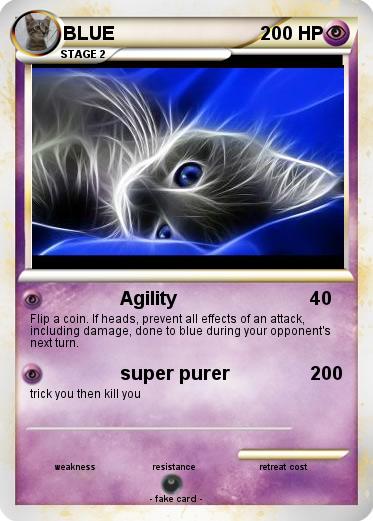 Pokémon BLUE 3735 3735 - Agility - My Pokemon Card