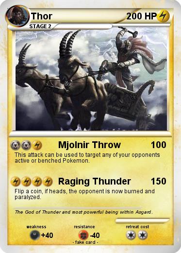 Pokémon Thor 966 966 - Mjolnir Throw - My Pokemon Card