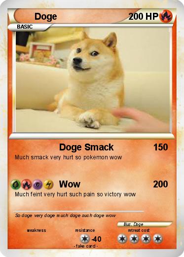 Pokémon Doge 71 71 - Doge Smack - My Pokemon Card