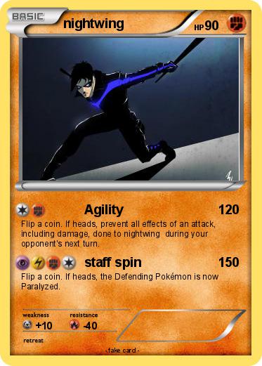 Pokémon nightwing 125 125 - Agility - My Pokemon Card