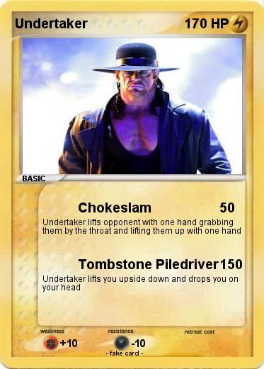 Pokémon Undertaker 1003 1003 - Chokeslam - My Pokemon Card